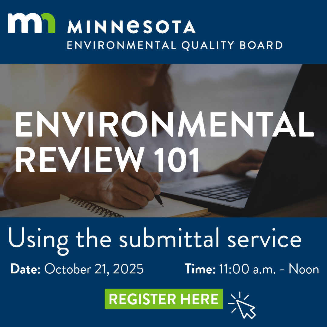 Engagement and events | Minnesota Environmental Quality Board